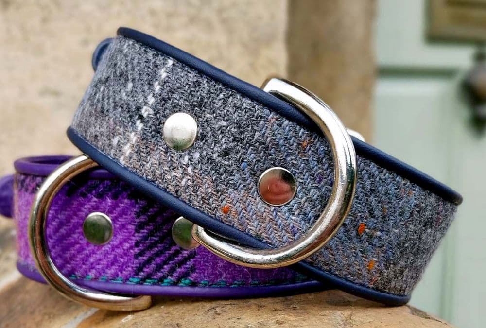 Tweed Dog Collar Collection - Holly & Lil Collars Handmade in Britain ...