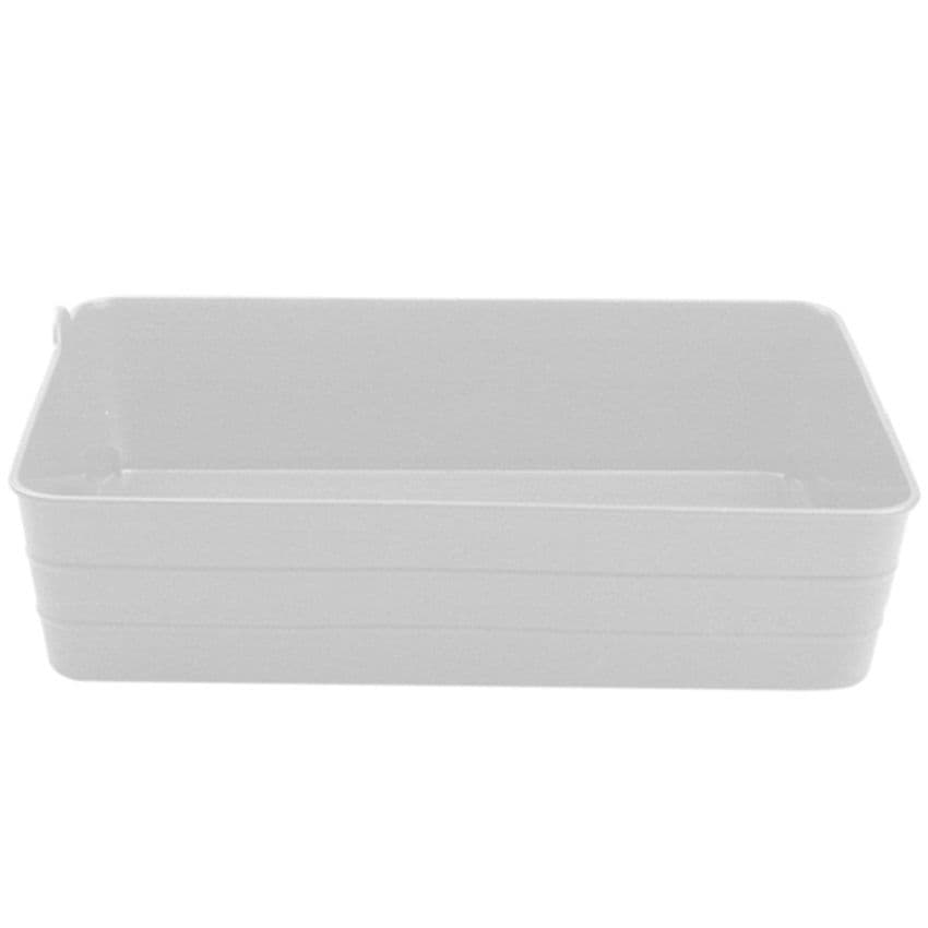2 Pack White Plastic A4 Letter & Paper Filing Tray