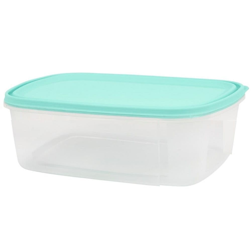 4 Pack 1L & 2L BPA Free Clear Plastic Food Storage Containers