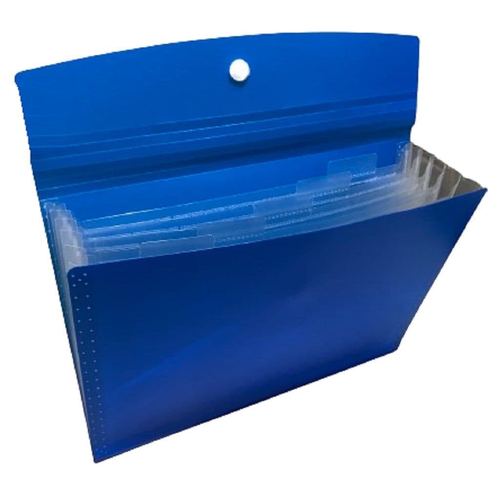 6 Pocket Blue Expanding File