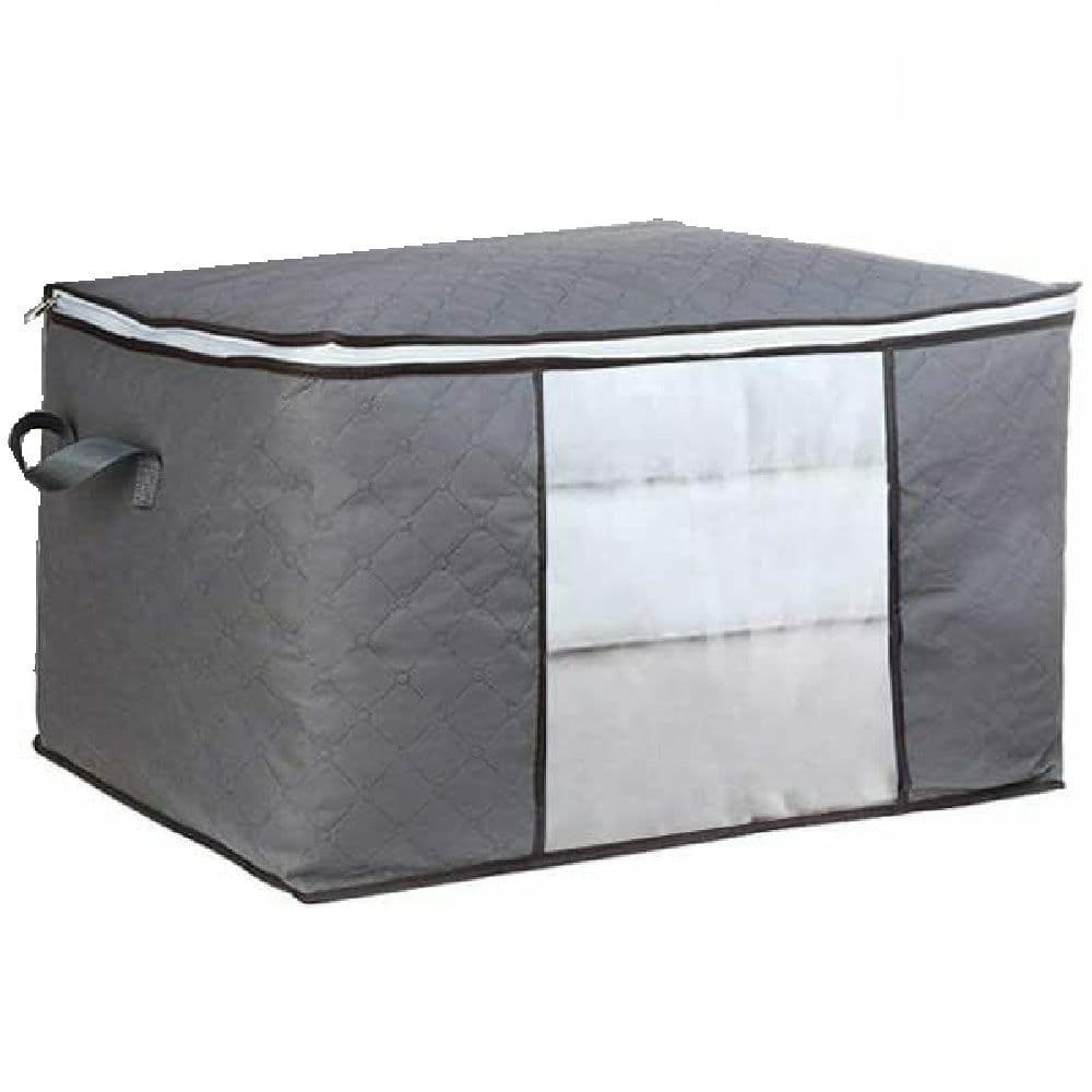 Breathable Grey Double Feather Down Duvet Storage Bag