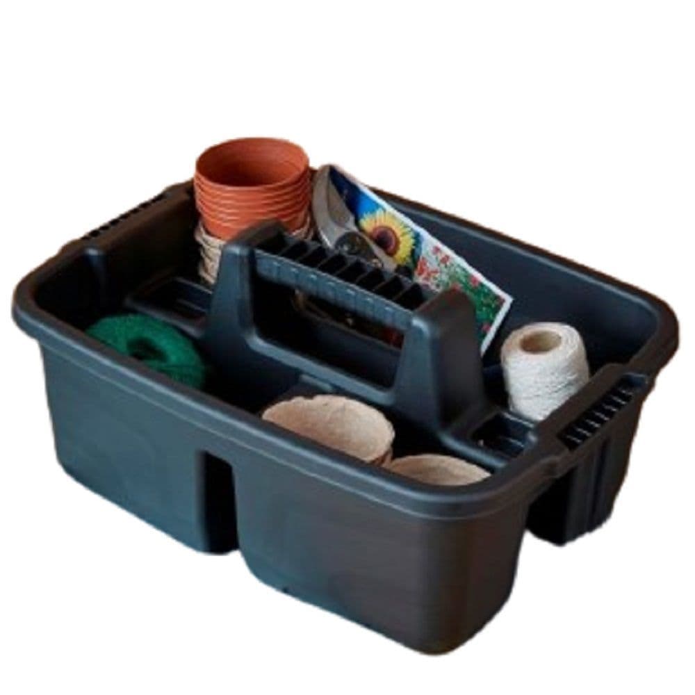 Heavy Duty Black Divided Carry Caddy