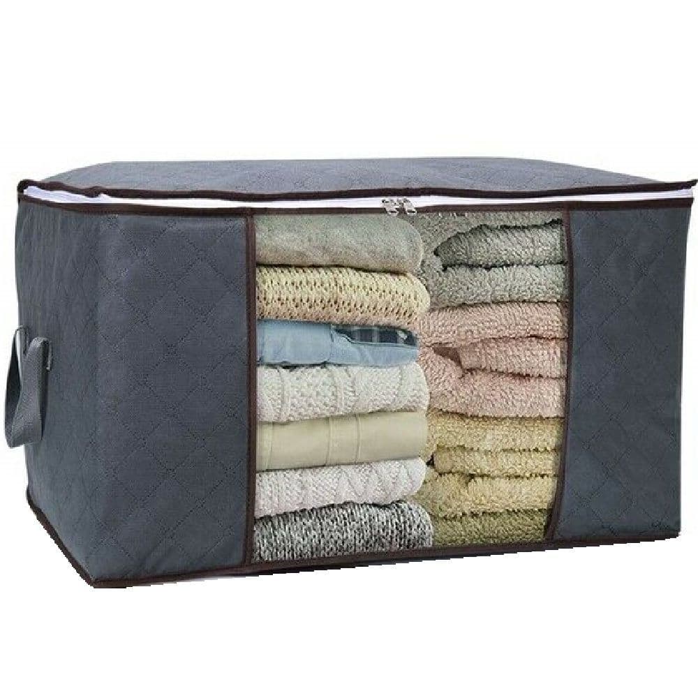 Large Grey Jumper Clothes Storage Bag