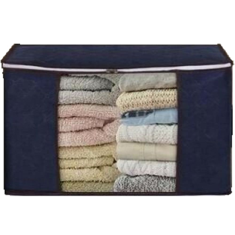 Large Navy Blue Jumper Clothes Storage Bag