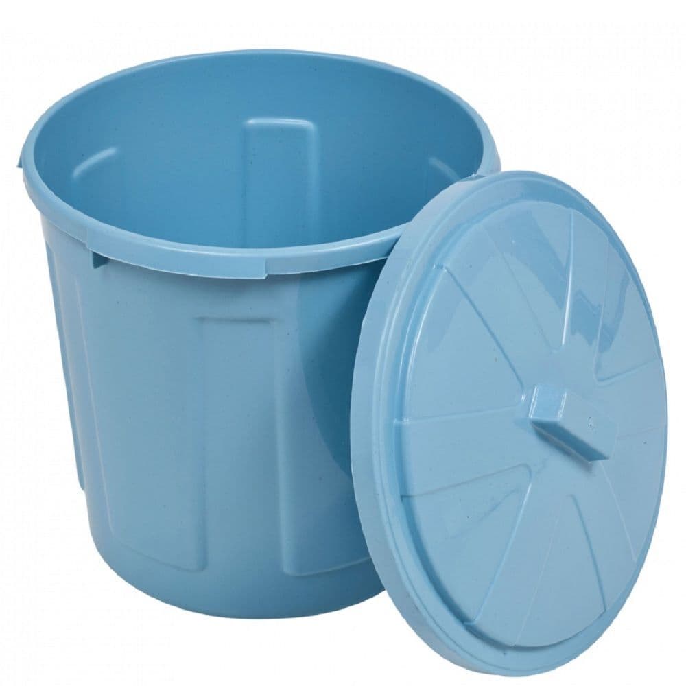 Pastel Blue Small 5L Twist Lock Storage Bin with Lid
