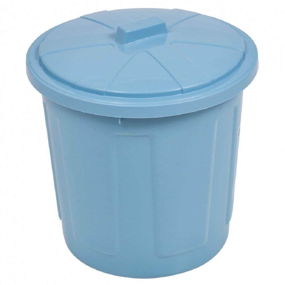 Pastel Blue Small 5L Twist Lock Storage Bin with Lid