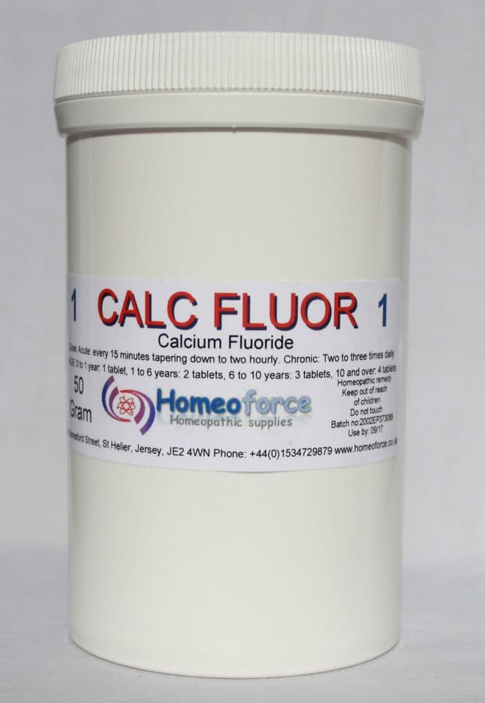 1 Calcium Fluoride CALC FLUOR Tissue cell salt VEGAN friendly