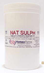 11 Natrum sulphate NAT SULPH Tissue cell salt TABLETS