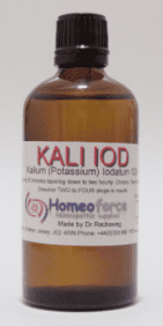 15 Kalium iodide KALI IOD Tissue cell salt LACTOSE FREE DROPS