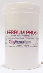 4 Ferrum phosphate FERR PHOS Tissue cell salt TABLETS
