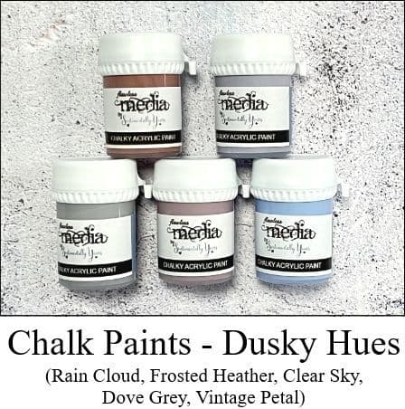 Chalky Acrylic Paint - Dusky Hues Set 5