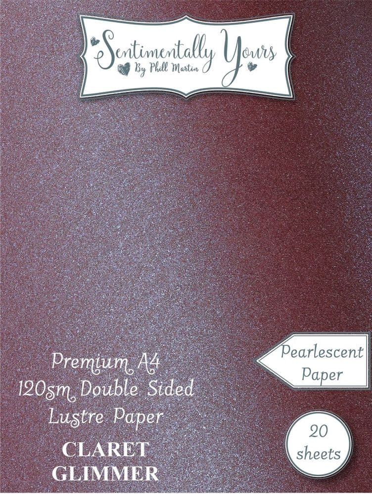 Claret Glimmer Lustre PAPER