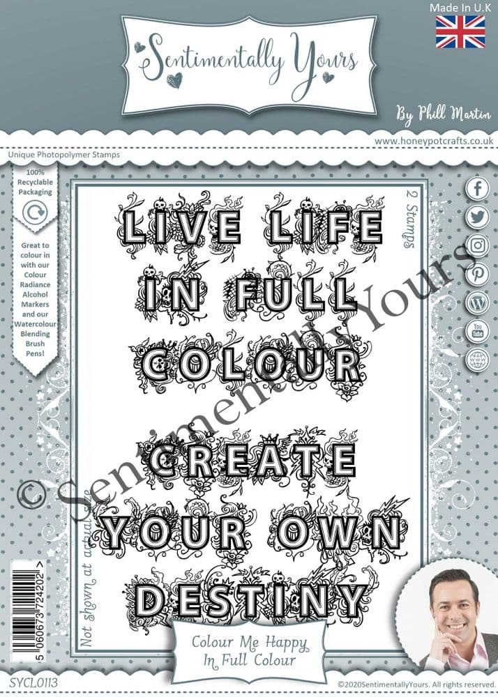 Colour Me Happy In Full Colour A5 Set