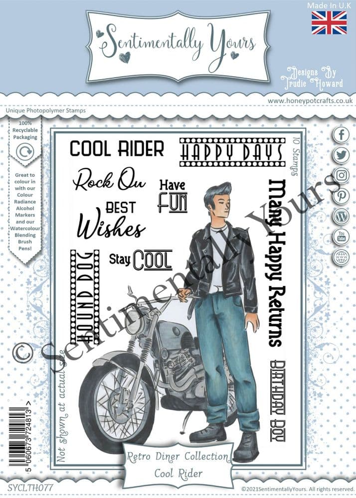 Cool Rider A5 Stamp Set