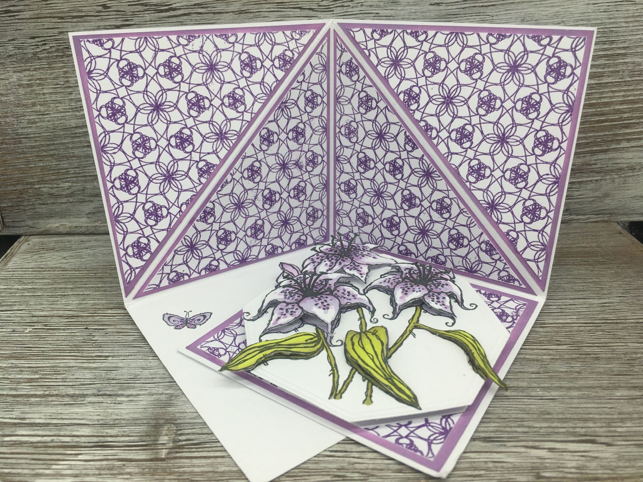 Delicate Floral A6 Background Stamp