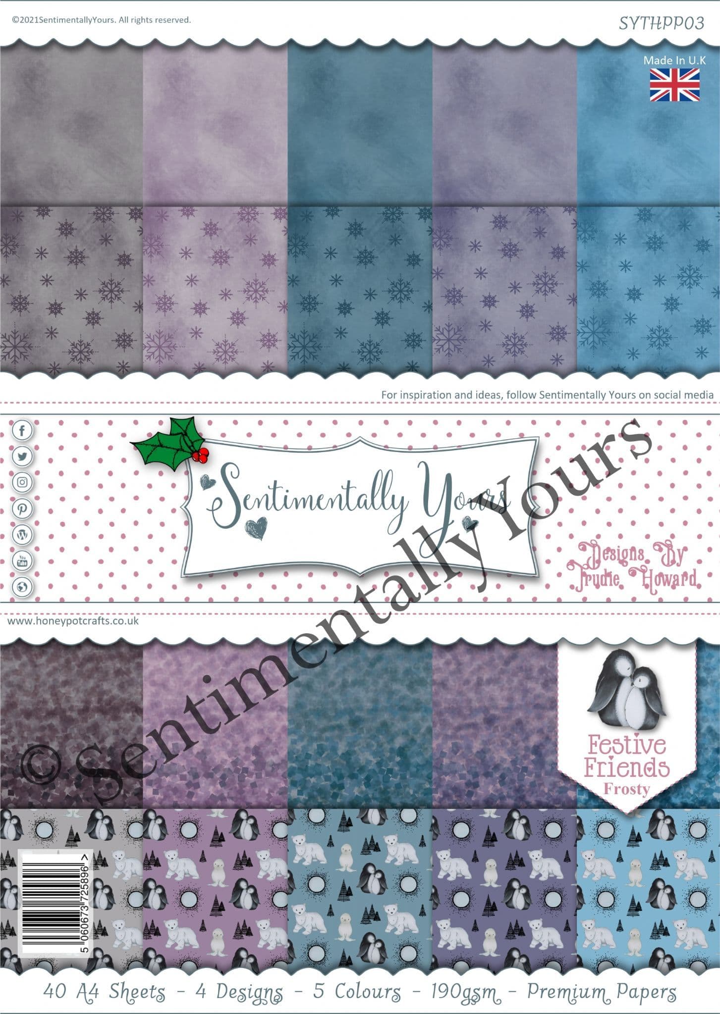 Festive Friends Frosty Paper Pack