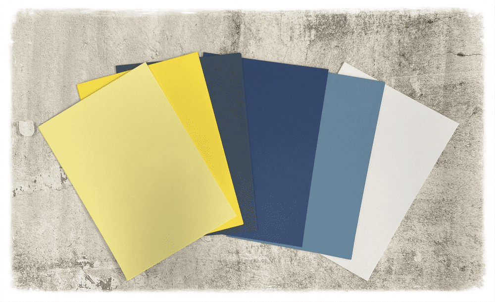 Harmony Blue Card Stock Bundle
