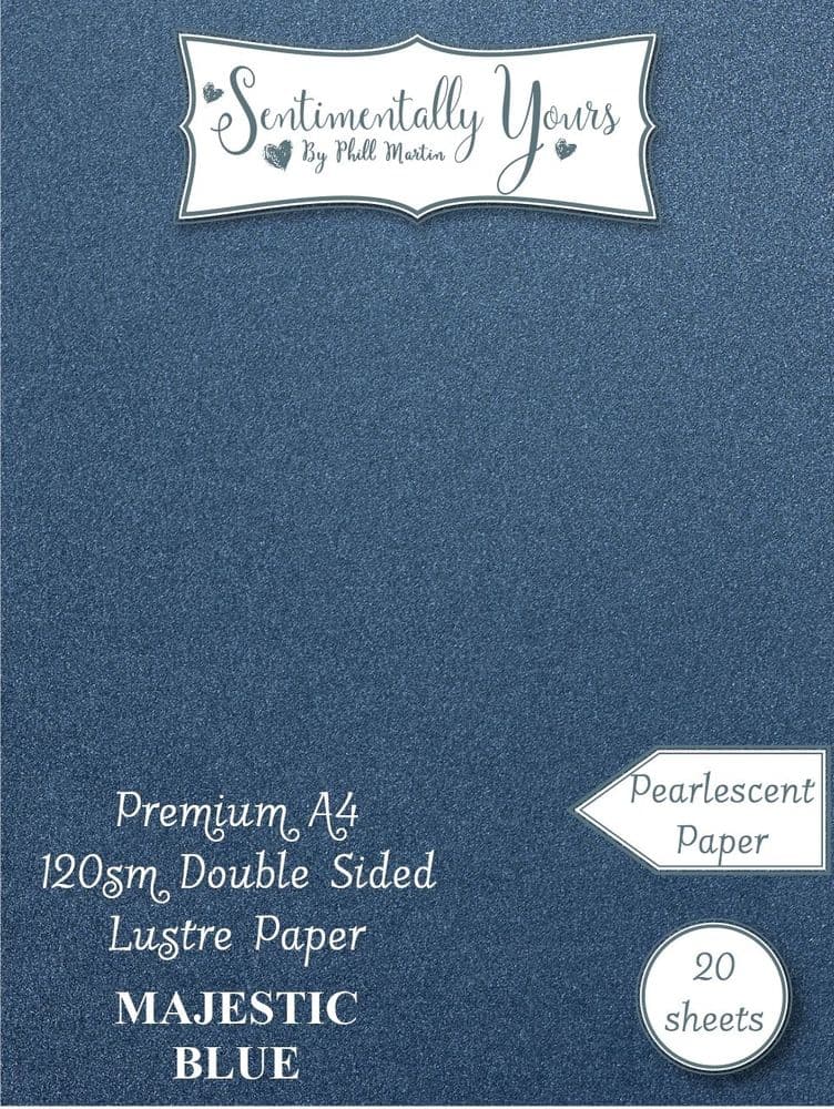 Majestic Blue Lustre PAPER
