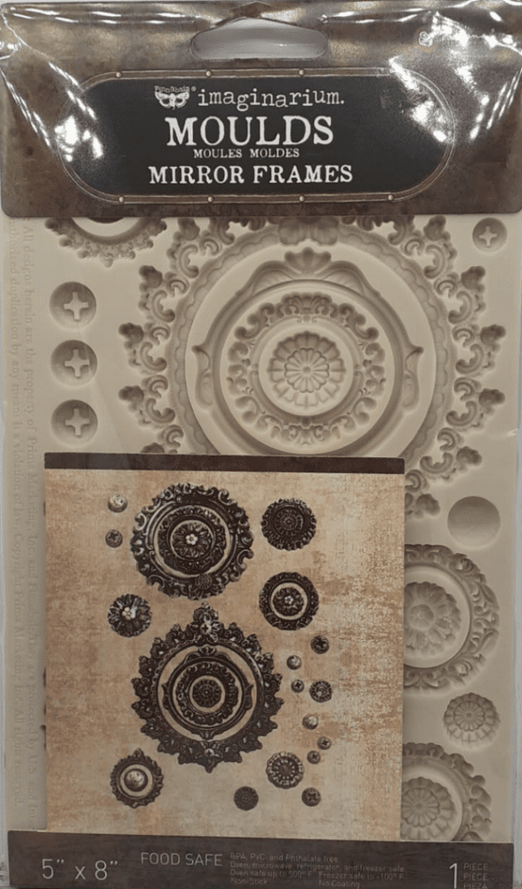 Mirror Frames 5" x 8" Silicone Mould by Finnabair