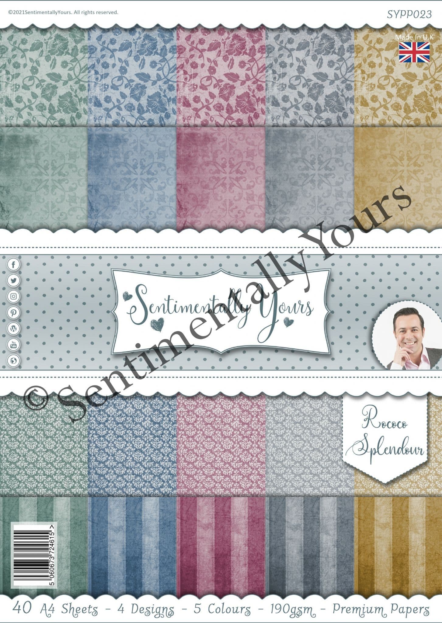 Rococo Splendour A4 Paper Pack