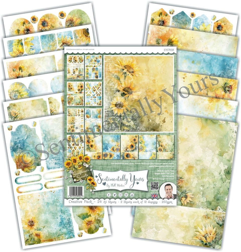 Sunflower Secrets A4 Creative Pack