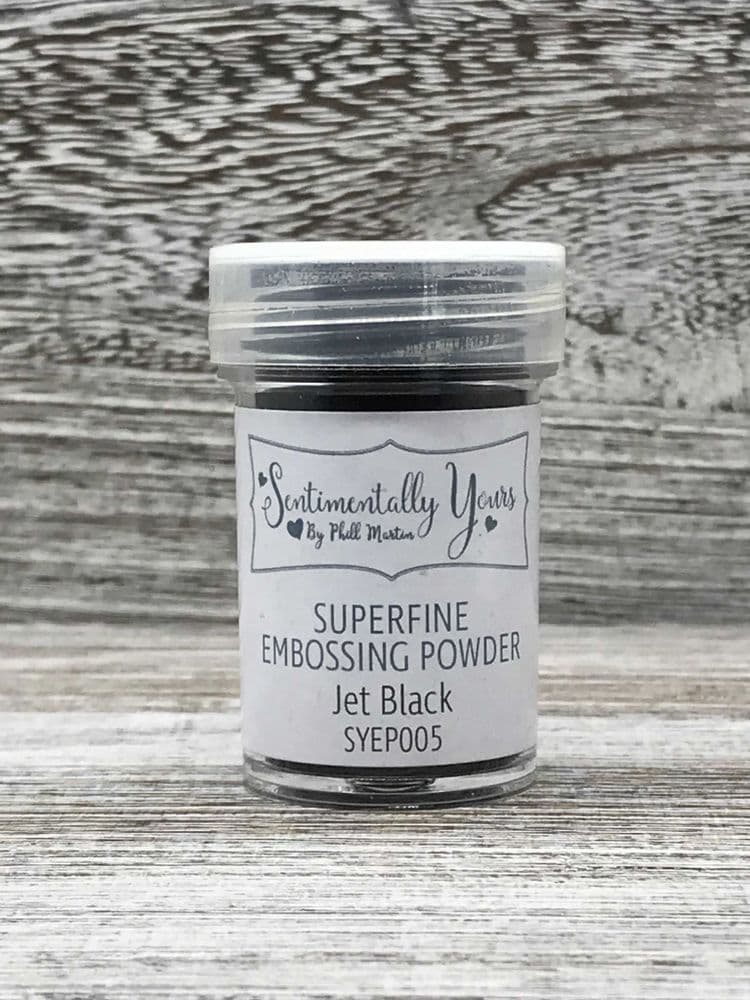 Superfine Embossing Powder - Jet Black