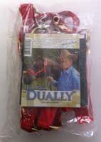Monty Roberts Dually Halter Small Red Nylon Headcollar