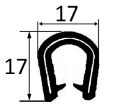 U Channel Edge Trim 8-10 mm 15