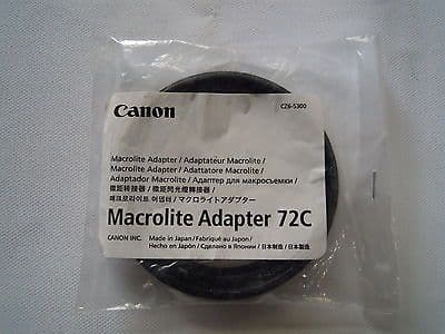 Canon Macrolite Adapter 72C