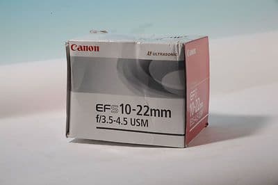 EMPTY box for Canon 10-22mm f3 5-4 5 USM lens