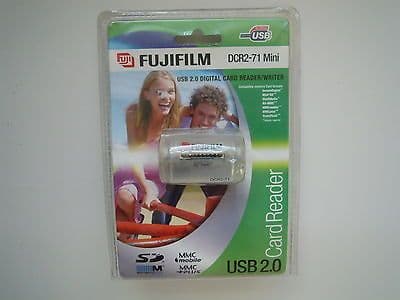 Fuji film SD USB 2 0 Digital Card Reader/Writer DCR2-71 mini