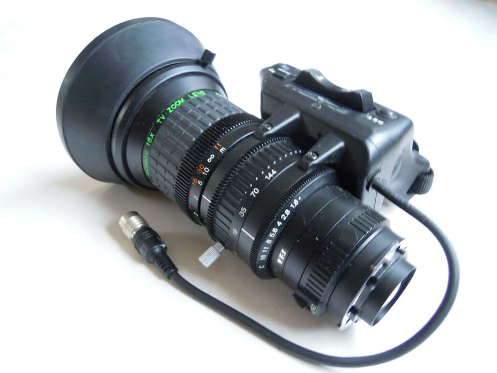 FUJINON ASPHERIC 16X TV ZOOM LENS9-144MM F1 8 ZOOM VCL-916BYA