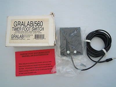 GRALAB/560 TIMER FOOT SWITCH GL6031
