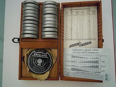 Harrison Light Corrector Discs and Light corrector Meter