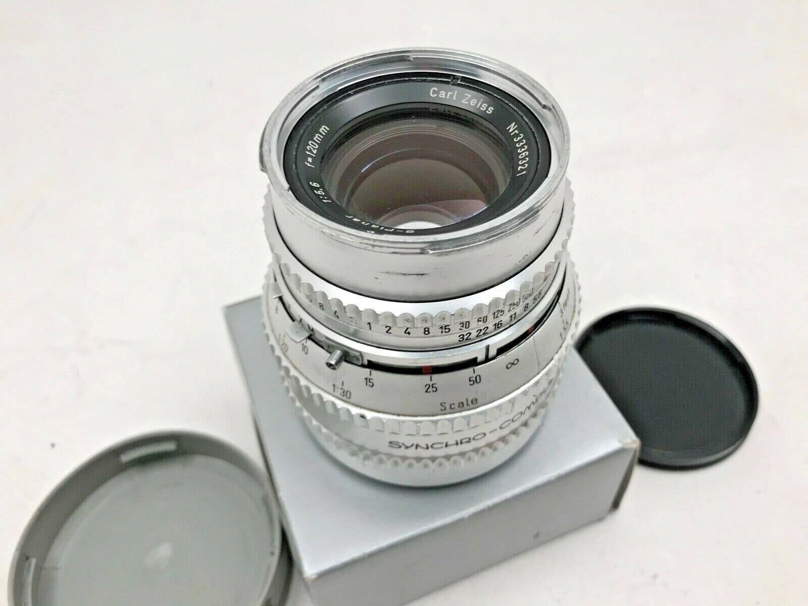 Hasselblad 120mm f5 6 T planar chrome lens