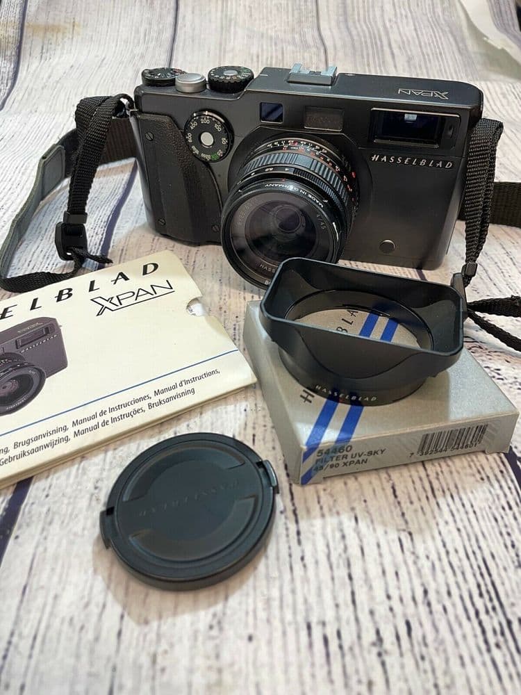 Hasselblad XPan 35mm Rangefinder Film Camera Body and 45mm f4 Lens