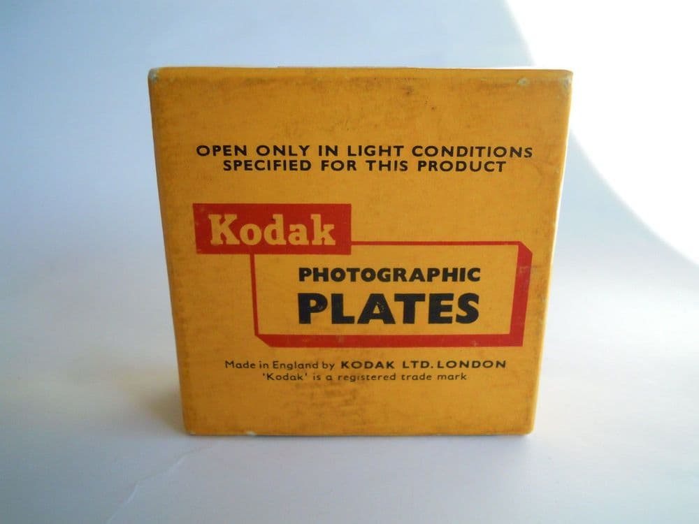 KODAK 12 5X5CM L 15 PHOTOGRAPHIC PLATES