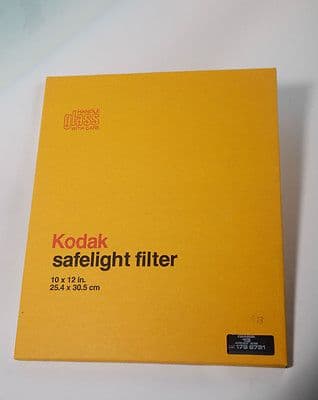 Kodak glass safelight filter 25 4x30 5 10x12 13 179 6705 Amber for col ...