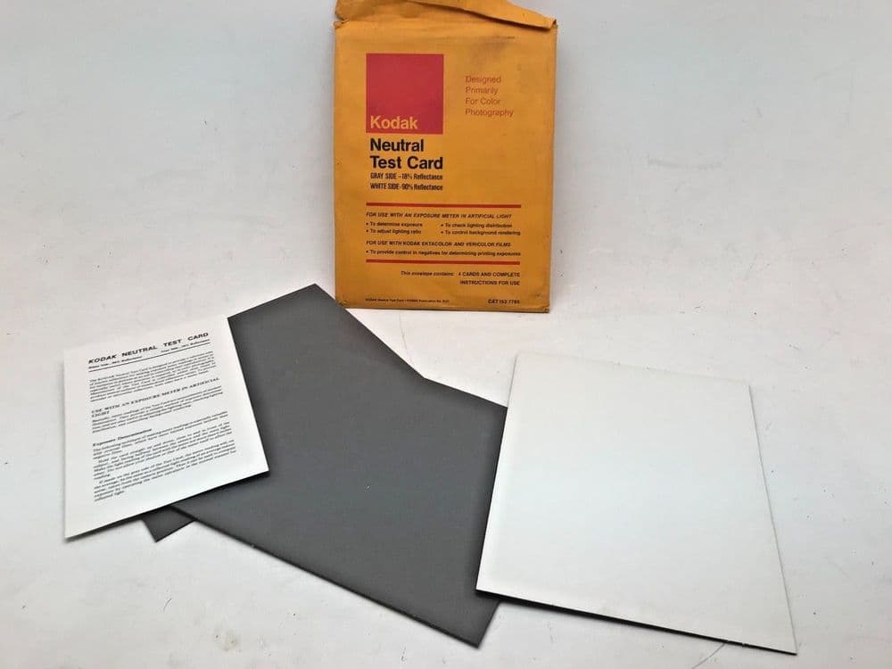 Kodak pack of 3 grey cards