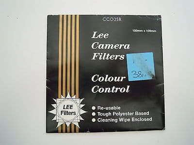 Lee Camera filter Colour Control 100mm x 100mm CC025R