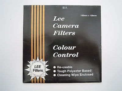 Lee Camera Filter Colour Control 100mmx100mm 81A