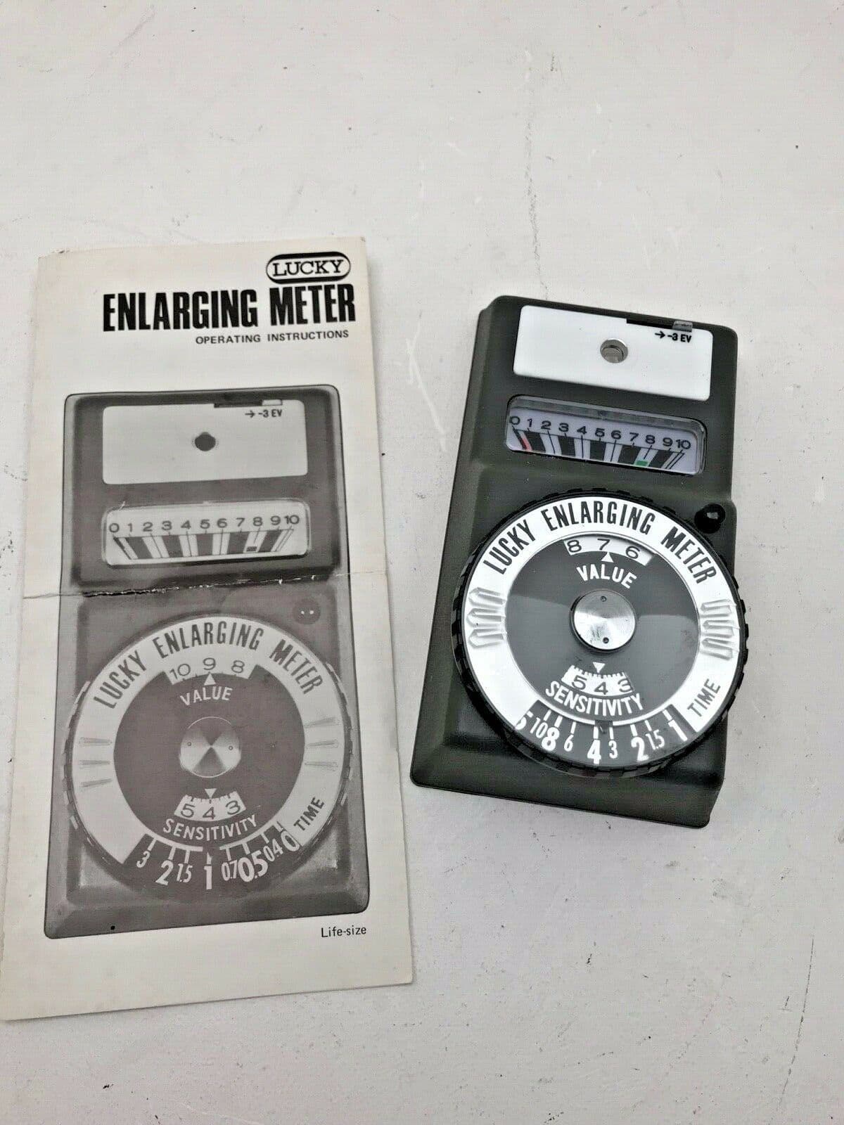 Lucky Enlarging baseboard enlarger meter