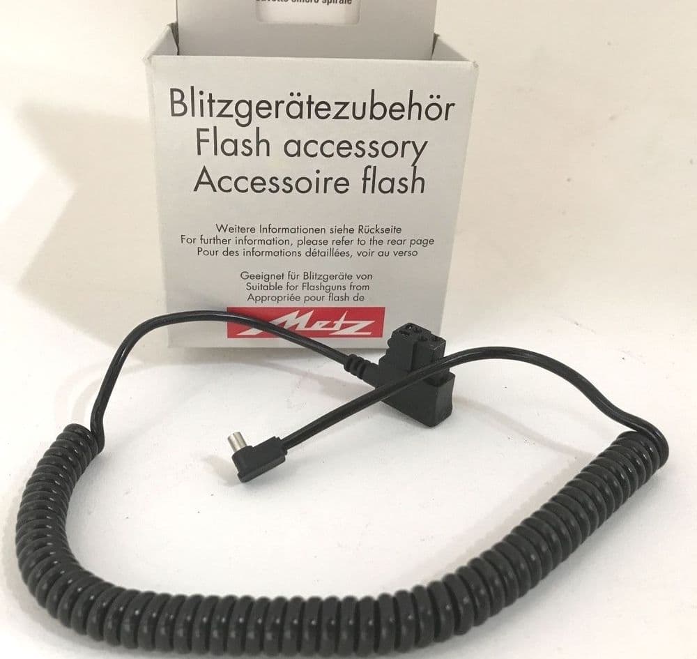 METZ 45-52 SPIRAL 1M CABLE FOR METZ 45CT 1 HAMMERHEAD FLASH
