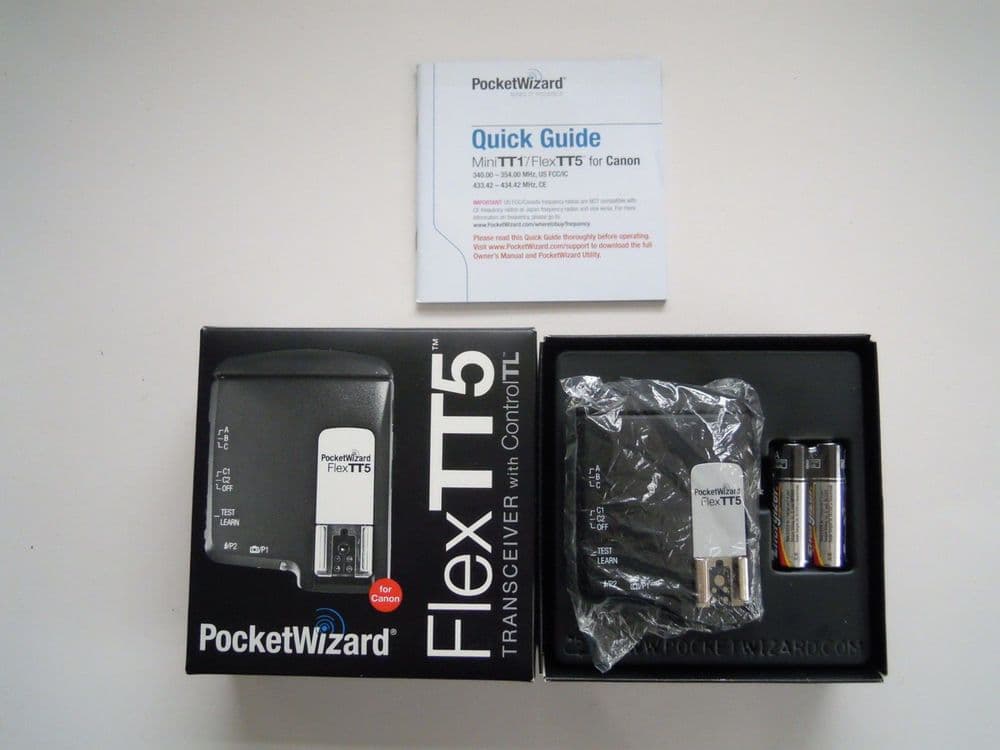 POCKET WIZARD FLEX TT5 TRANSCEIVER WITH CONTROL TL FOR CANON