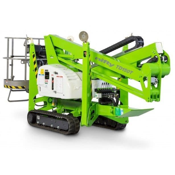 15m Tracked Twin Mast Telescopic Boom Lift - Nifty TD150T For Hire