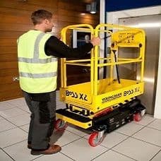 5 2m One Man Scissor Lift - BOSS X3X For Hire