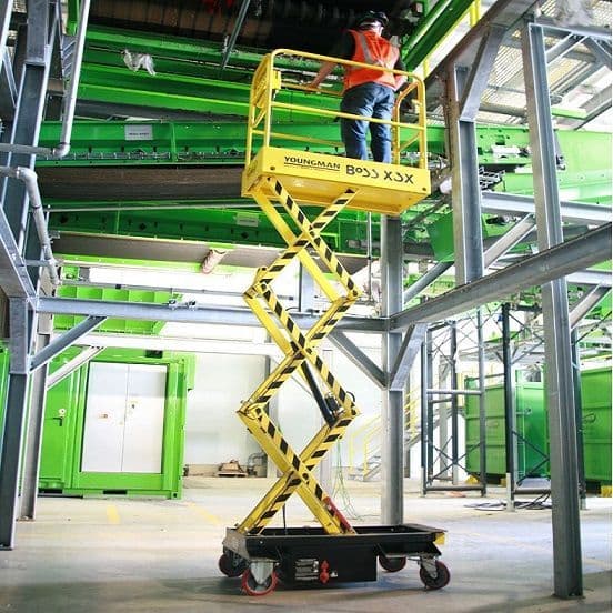 5 2m One Man Scissor Lift - BOSS X3X For Hire
