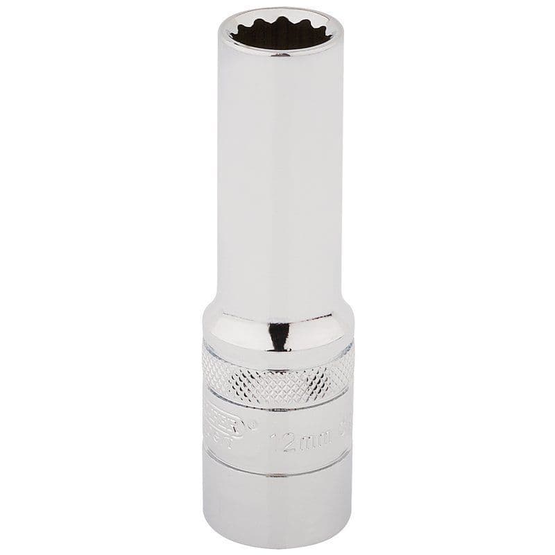 Draper Expert 12mm " Sq Dr Hex 12 Point Deep Socket 33731