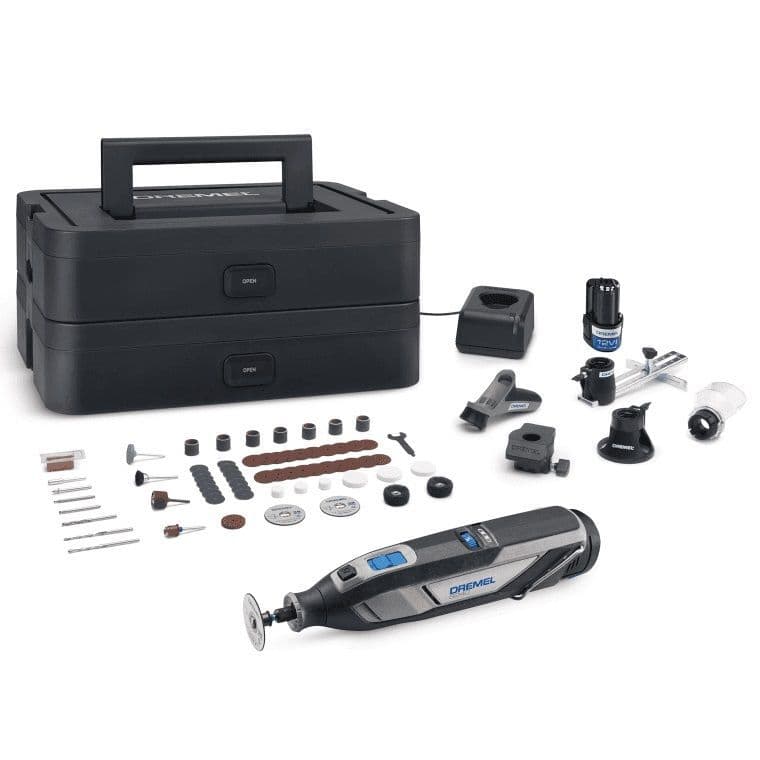 Dremel 8240-5/65 Platinum 10 8V Cordless Multi-Tool Kit 1 Battery