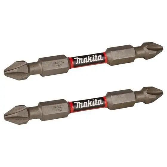 Makita 65mm PH2 Double Ended Impact Premier Bit - 2 Pack E-06286